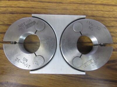 Go and No Go Thread Ring Gage Set 1-1/16"-32 NS | eBay