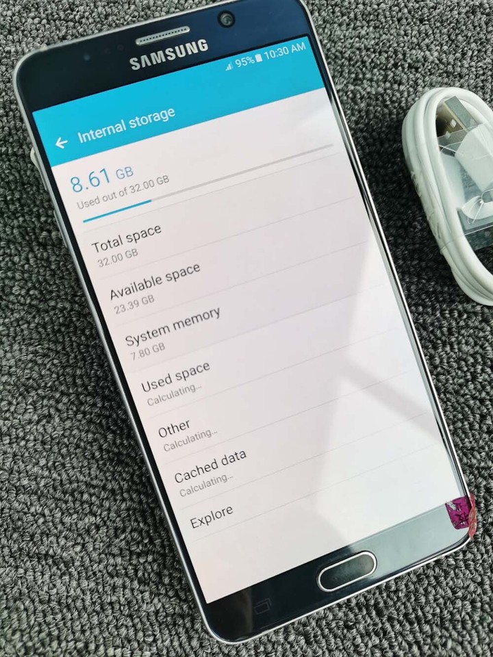 90%N EW Samsung Galaxy Note5 SM-N920A Unlocked Android 32GB 16MP 5.7 ...