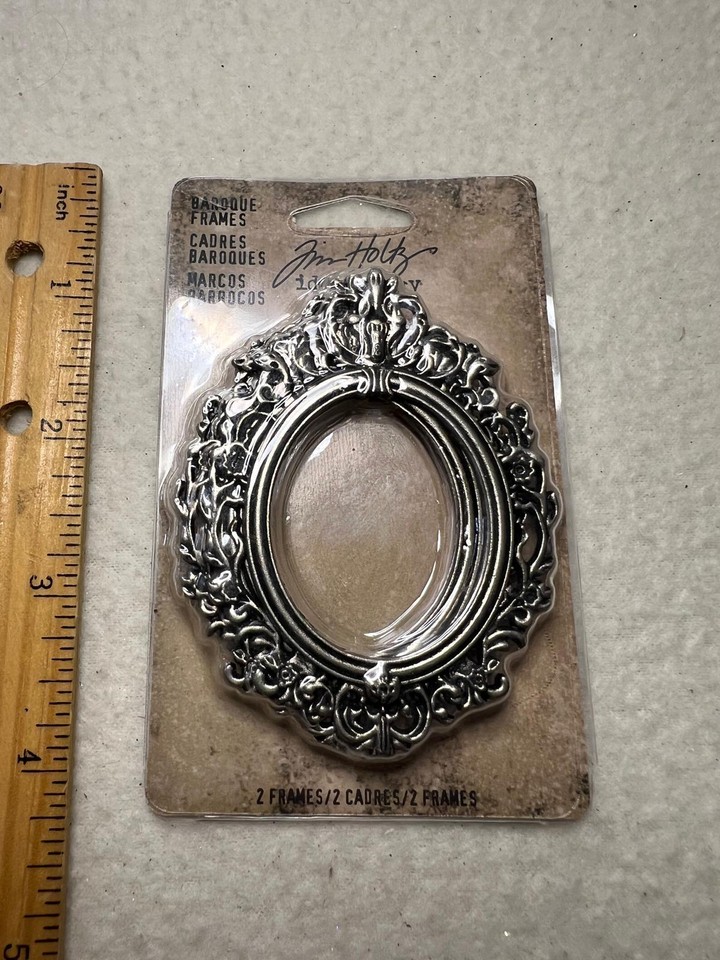 Tim Holtz Idea-ology Embellishments Metal Mixed Media Tiny Vials Frames ...