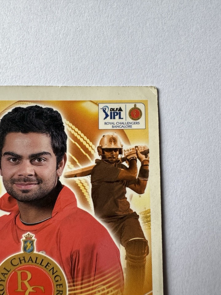 TOPPS CRICKET ATTAX VIRAT KOHLI BASE CARD 2011 ( GOOD ) Rookie Base ...