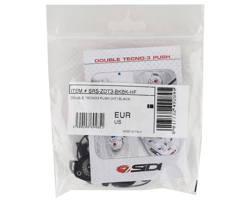 Sidi Shot/Tiger Double Tecno-3 Push Closure System (Black/Red) (Half ...