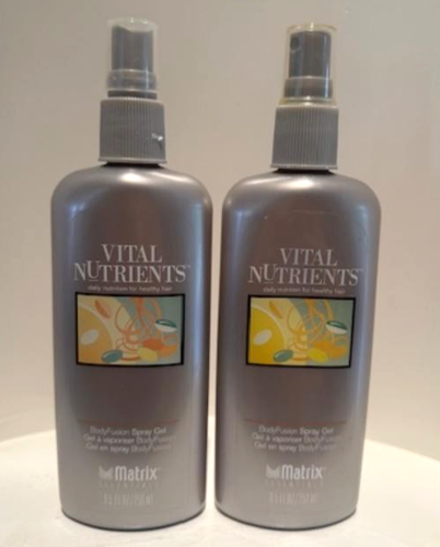 Lot of 2-Matrix Essentials Vital Nutrients Body Fusion Spray Gel-8.5 oz ...