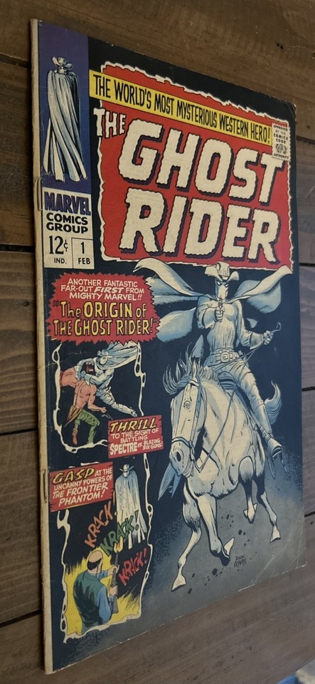 Marvel Comics the Ghost Rider #1 1967 Carter Slade 1st Appearance ...