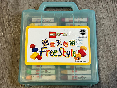 Vintage Set of 24 Lego System Freestyle Pastel Crayons - Assorted ...