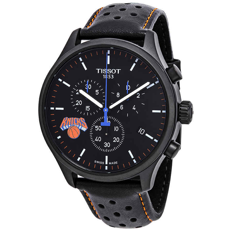 Tissot NBA Teams Special New York Knicks Chronograph Black Dial Men's Watch