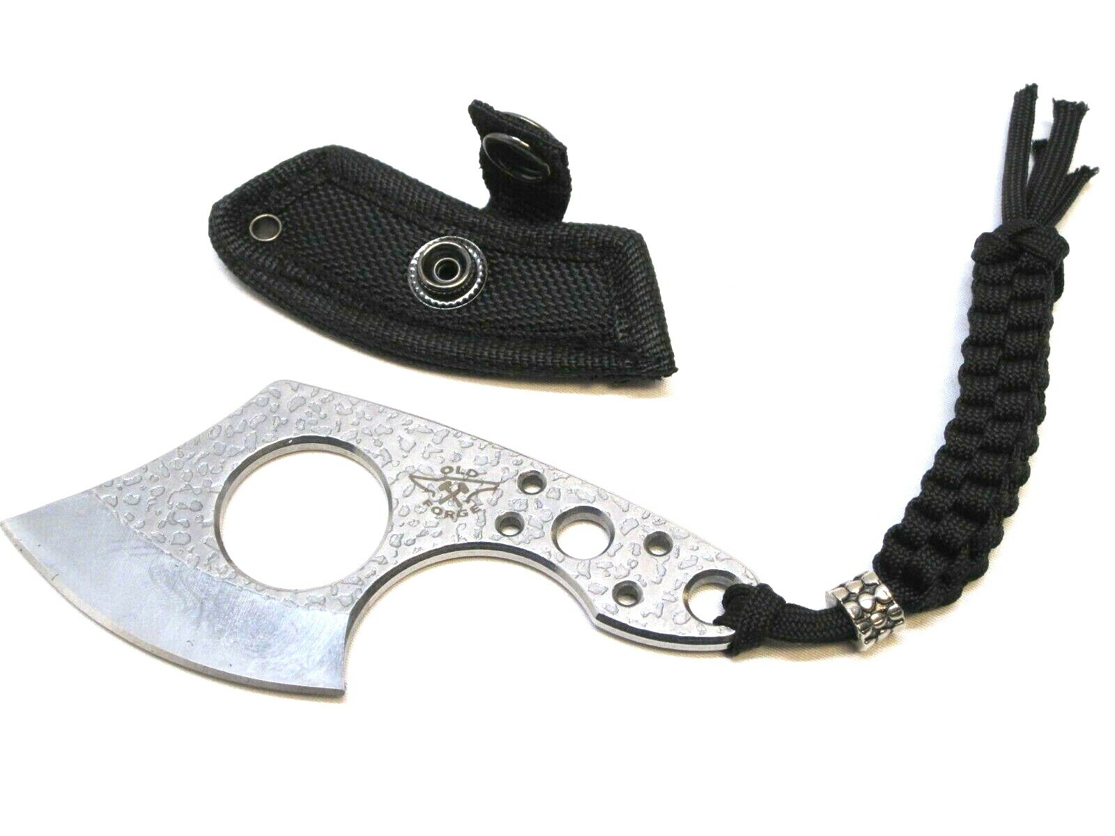 NEW POCKET CHOPPER MINI MEAT CLEAVER BUTCHER KNIFE w/ SHEATH & LANYARD ...