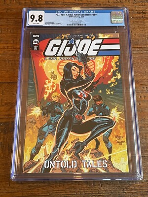 G.I. JOE #280 CGC 9.8 JOHN ROYLE 1:10 BARONESS RI INCENTIVE VARIANT GI ...