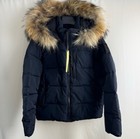 Bomboogie Kids Fur Lined Hooded Coat, Deep Blue, Size 10 Years, New ...
