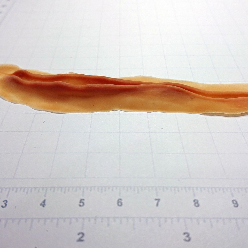 Slit cut slash stab wound! #3 Deep detailed latex fake scar UK costume ...