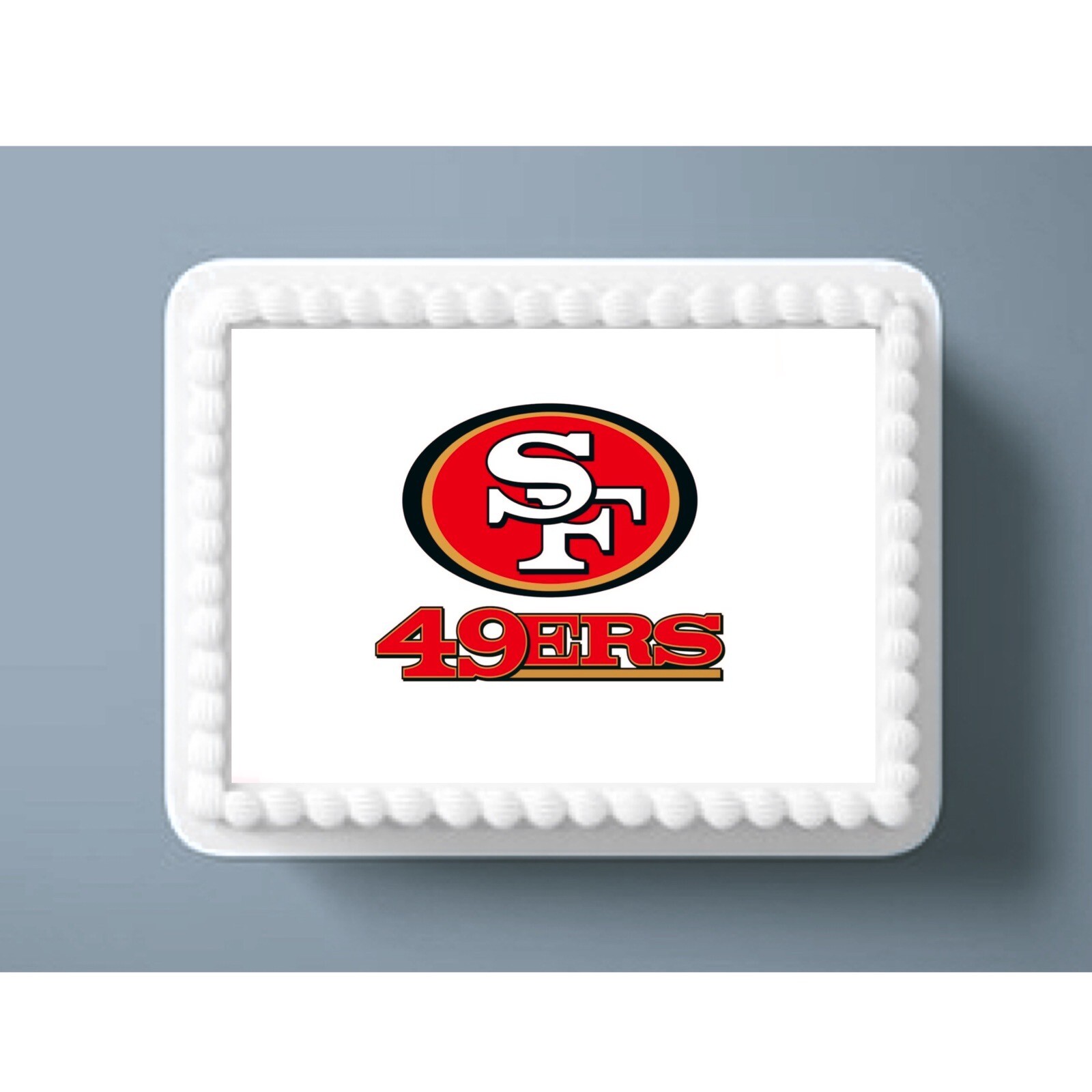 San Francisco 49ers Icing Sheet for Sheet cake Or Layer Cake. | eBay