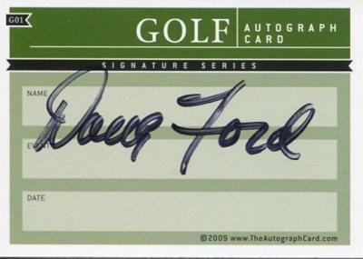 Doug Ford Masters PGA Golf Ryder Cup Champ Signed The Autograph Card | eBay