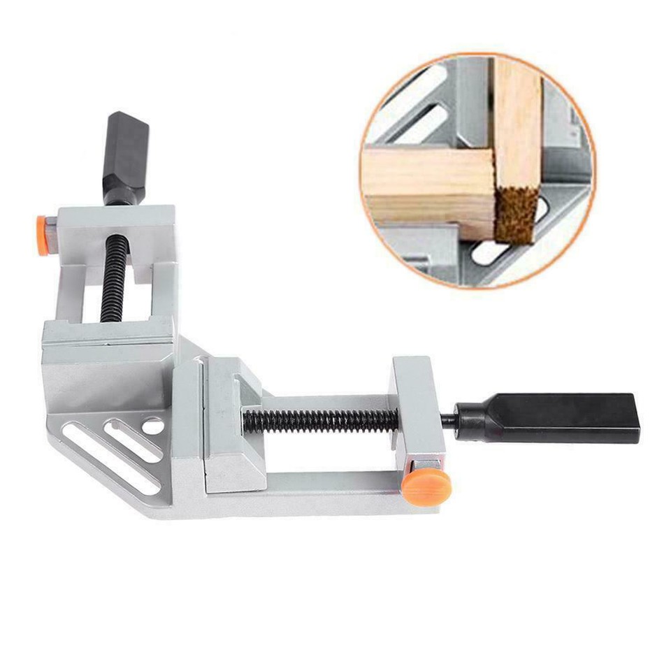 Quick Release DIY Twin Handle 90° Right Angle Corner Clamp Wood Mitre ...