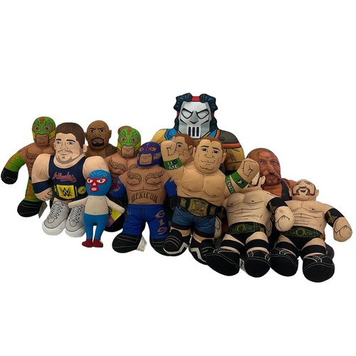 Preowned WWE WCW WWF Brawlin Buddies Wrestling 12 lbs Plush Dolls Casey ...