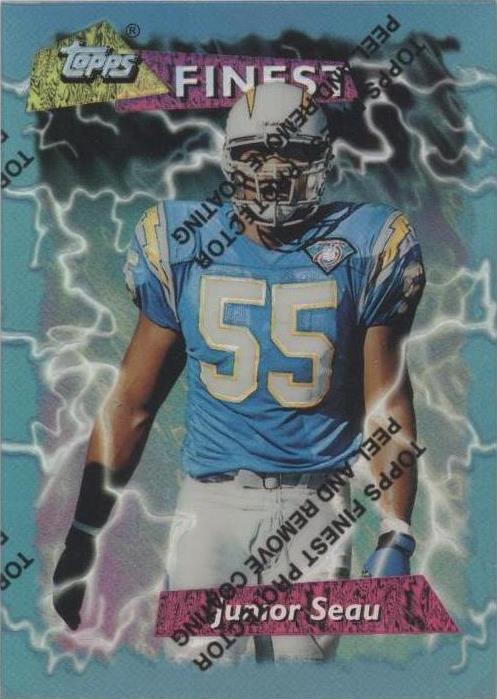 1995 Topps - Finest Boosters Junior Seau #171 Refractor for sale online ...