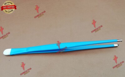 Leep Dressing Tissue Forceps 1x2 Teeth Blue Insulated Coated 8'' Ob/Gyn ...