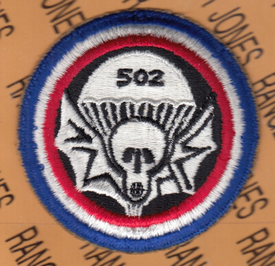 US Army 502nd Airborne Infantry Regiment ~3" pocket patch c/e | eBay