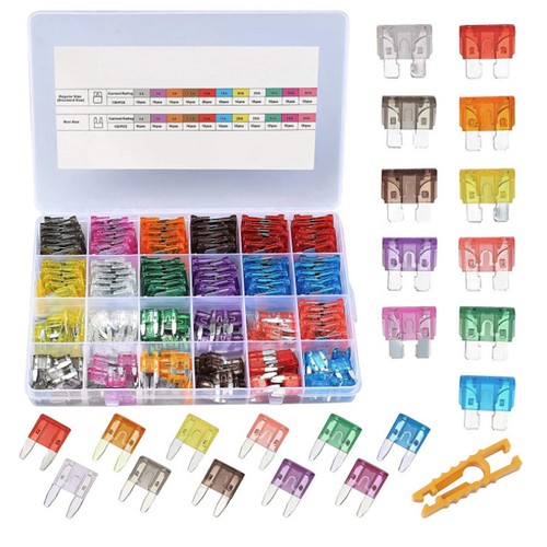 250PCS Blade Fuse Assortment Kit Car Truck Motorcycle Fuses Standard ...