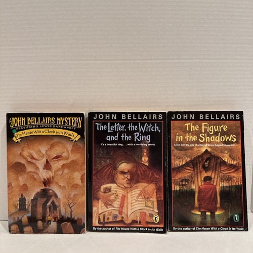 JOHN BELLAIRS House With Clock Letter Witch Ring Paperback Book Lot ...