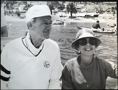 Photo de presse vintage John Wayne Et Pat Stacey 1979 FT 676 - tirage ...