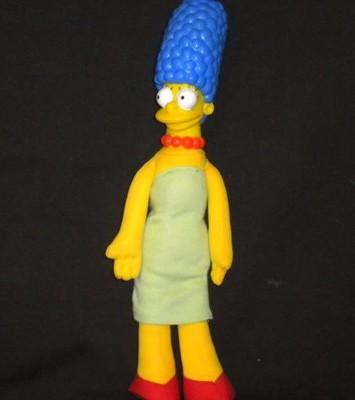 Marge Rubber Head Green Dress Simpsons 11" Plush Fox TV Cartoon Stuffed ...