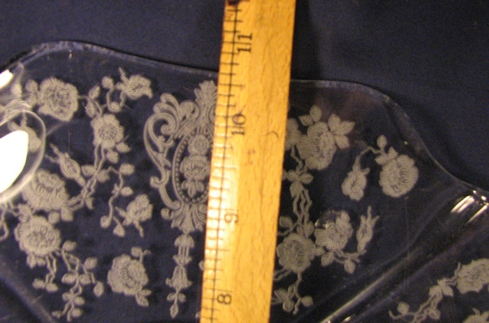 Cambridge Rose point rosepoint 10.5" handled plate platter k | eBay