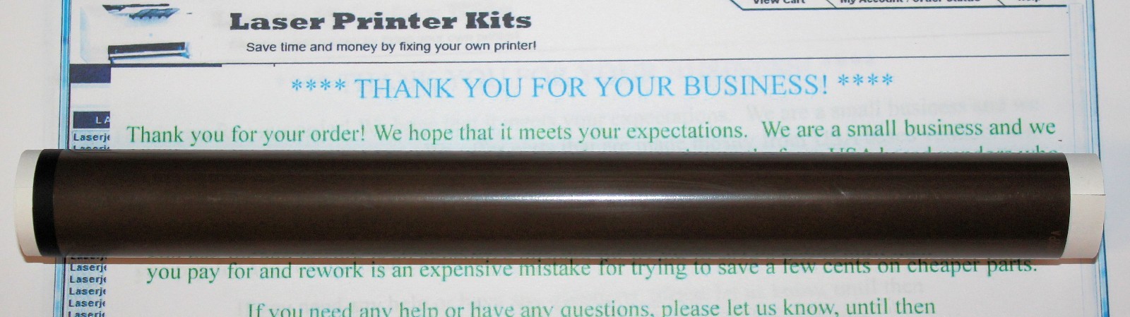 CANON PC920 PC921 PC940 PC941 PC950 PC960 PC980 PC981 FUSER FILM SLEEVE ...