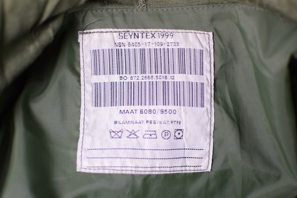 Genuine Dutch army jacket combat DPM goretex waterproof camouflage ...