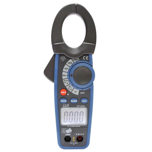 CEM DT-3341 1000A AC/DC Digital Clamp Meters Data Hold Function Auto ...