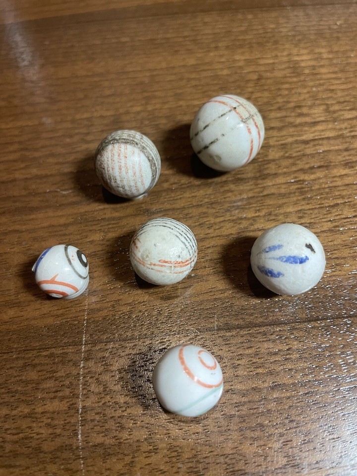 6 Antique China Marbles 3/8” to 3/4”……………marble#142 | eBay