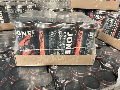 Jones Soda Energy Cola Caffeine Not Monster 12 Pack One Case | eBay