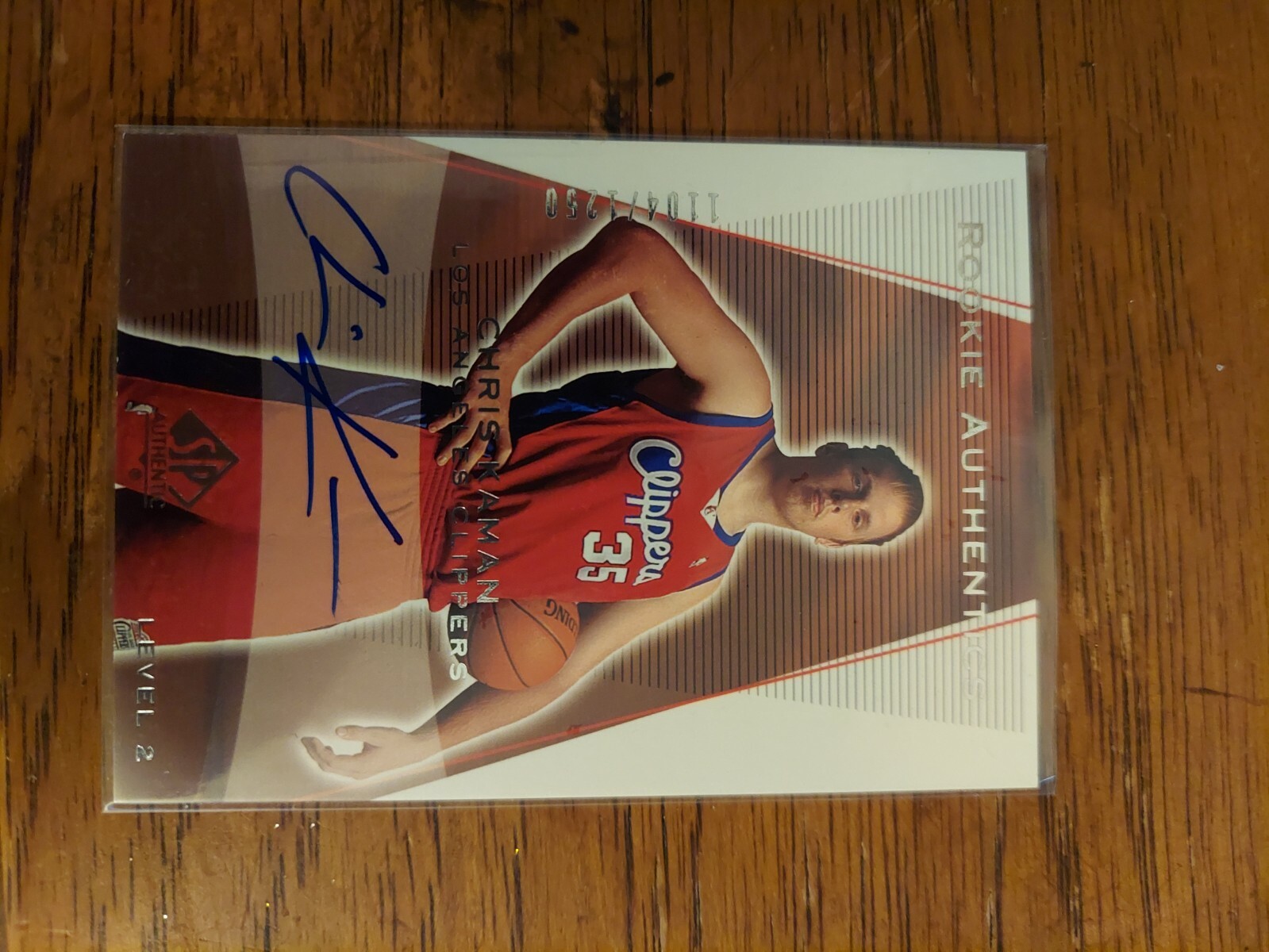 2003-04 sp authentic chris kaman rookie autograph 1104/1250 | eBay