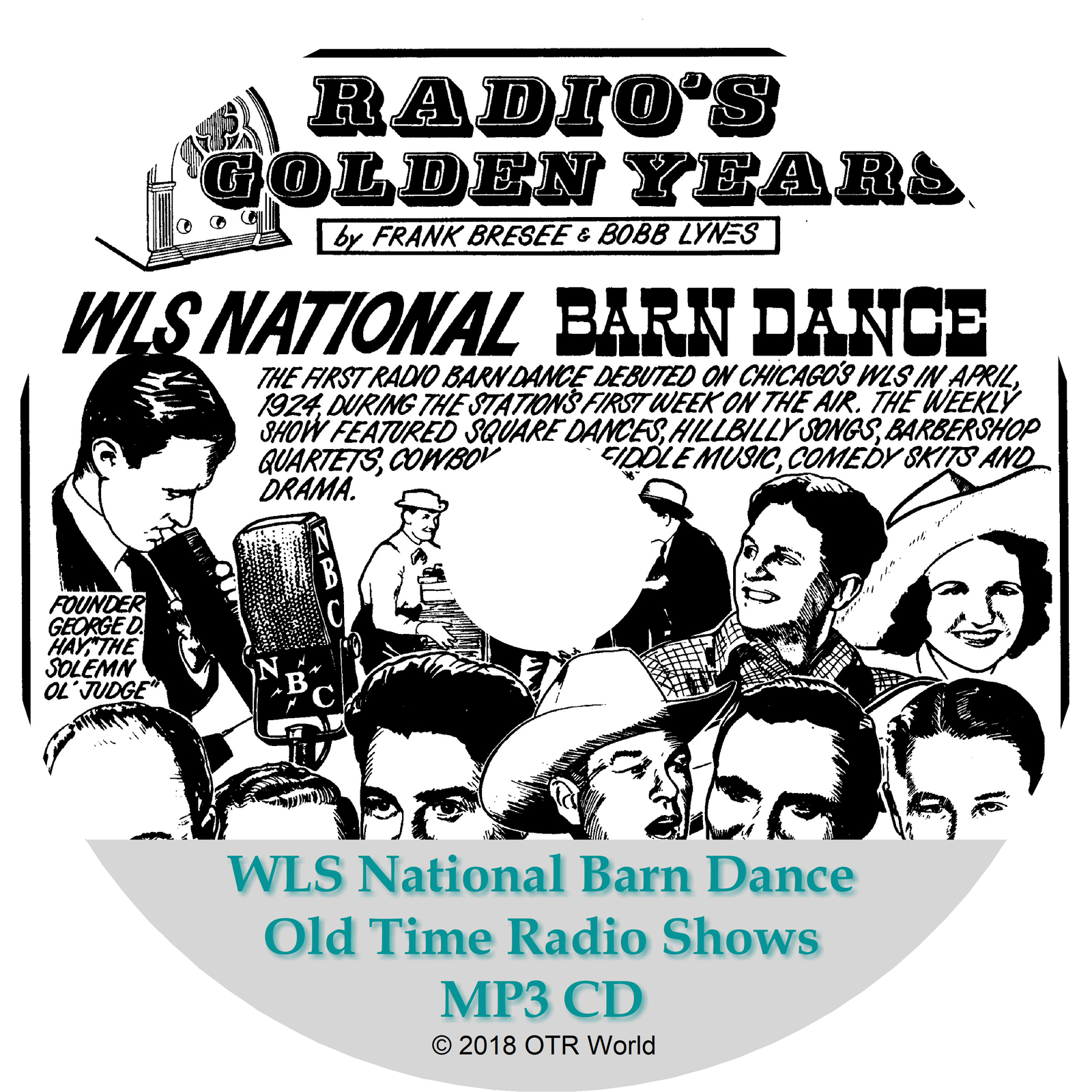 WLS National Barn Dance Old Time Radio Shows 12 Episodes On MP3 CD OTR ...