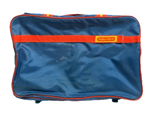 Fisher Price My First Luggage 1988 Kid Suitcase Blue Orange Polyester ...