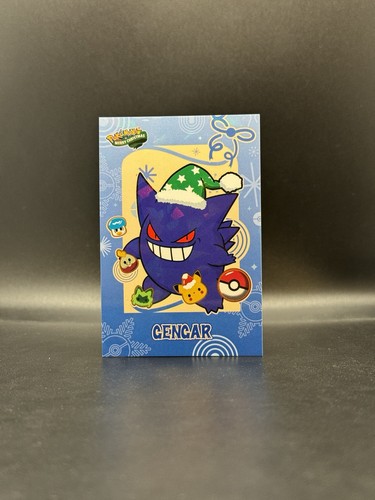 Gengar Santa Hat Merry Christmas Database Pokemon Cracked Ice Holo Set ...