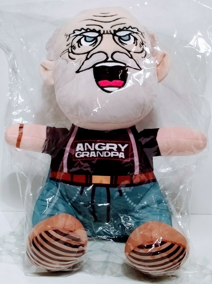 ANGRY GRANDPA 15" STUFFED PLUSH DOLL FIGURE - LIMITED & SOLD OUT - NEW ...