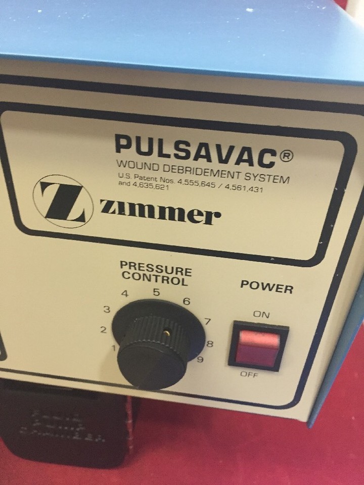 ZIMMER Pulsavac Wound Debridement System 5150-005 w/Instructions Unit 2 ...