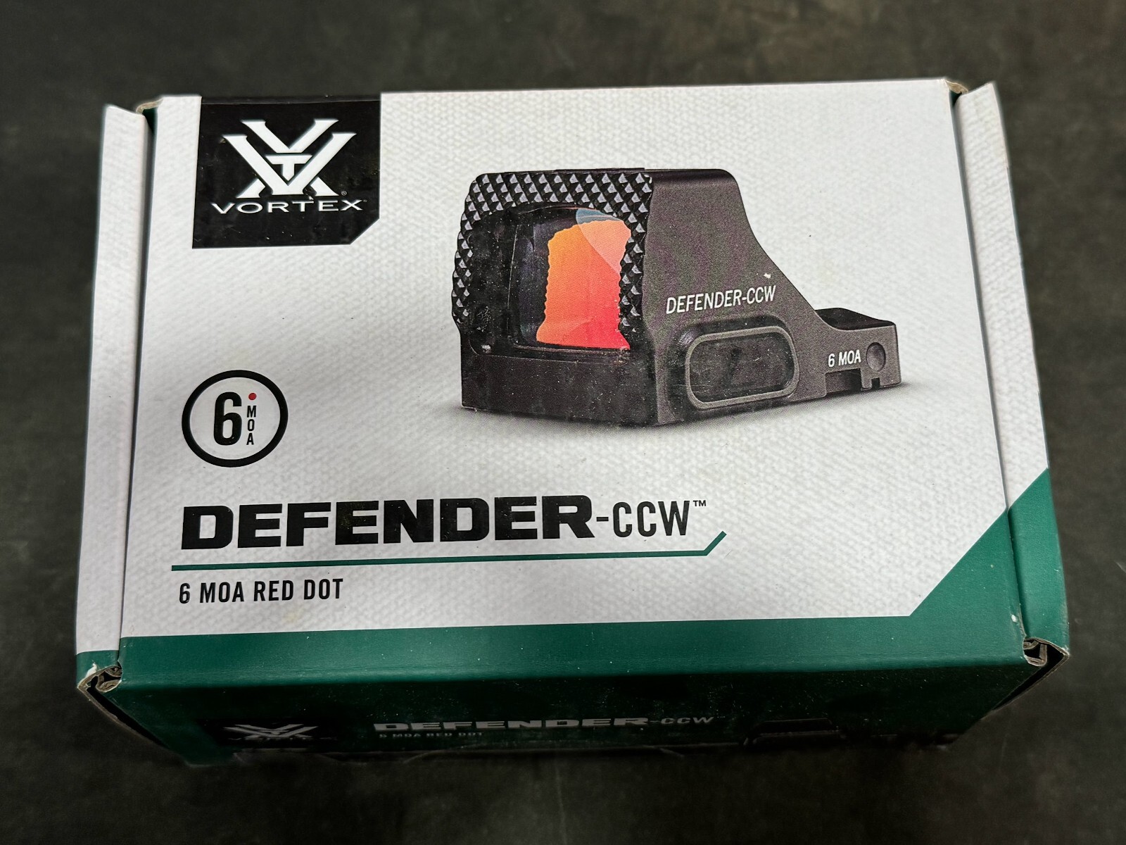 Vortex Defender-CCW Red Dot 6 MOA & Picatinny Mount DFCCW-MRD6