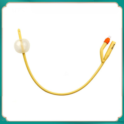 Medical 2Way Latex Foley Silicone Coated Urology with Plastic Valve ...