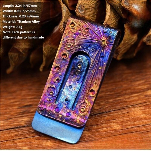 EDC Titanium Alloy Money Clip Cash Credit Cards Money Holder Clip ...