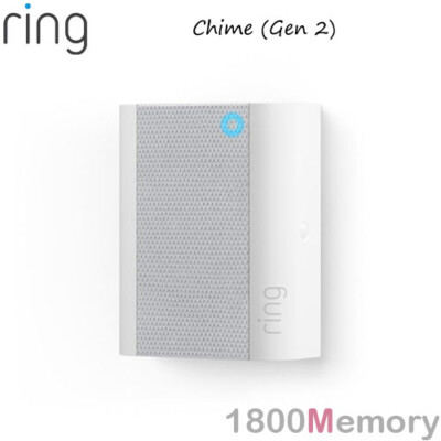 Ring Chime Gen 2 Wireless Doorbell Chime Multiple Alert Tones Volume ...