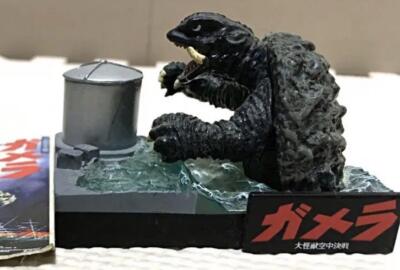 Rare Furuta Heisei Gamera Shokugan Figure with Mini Poster Manual Rare ...
