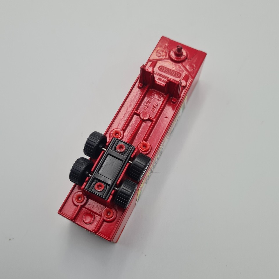 Matchbox Team Convoy CY16 Heinz Ketchup Truck Scania Trailer Diecast ...