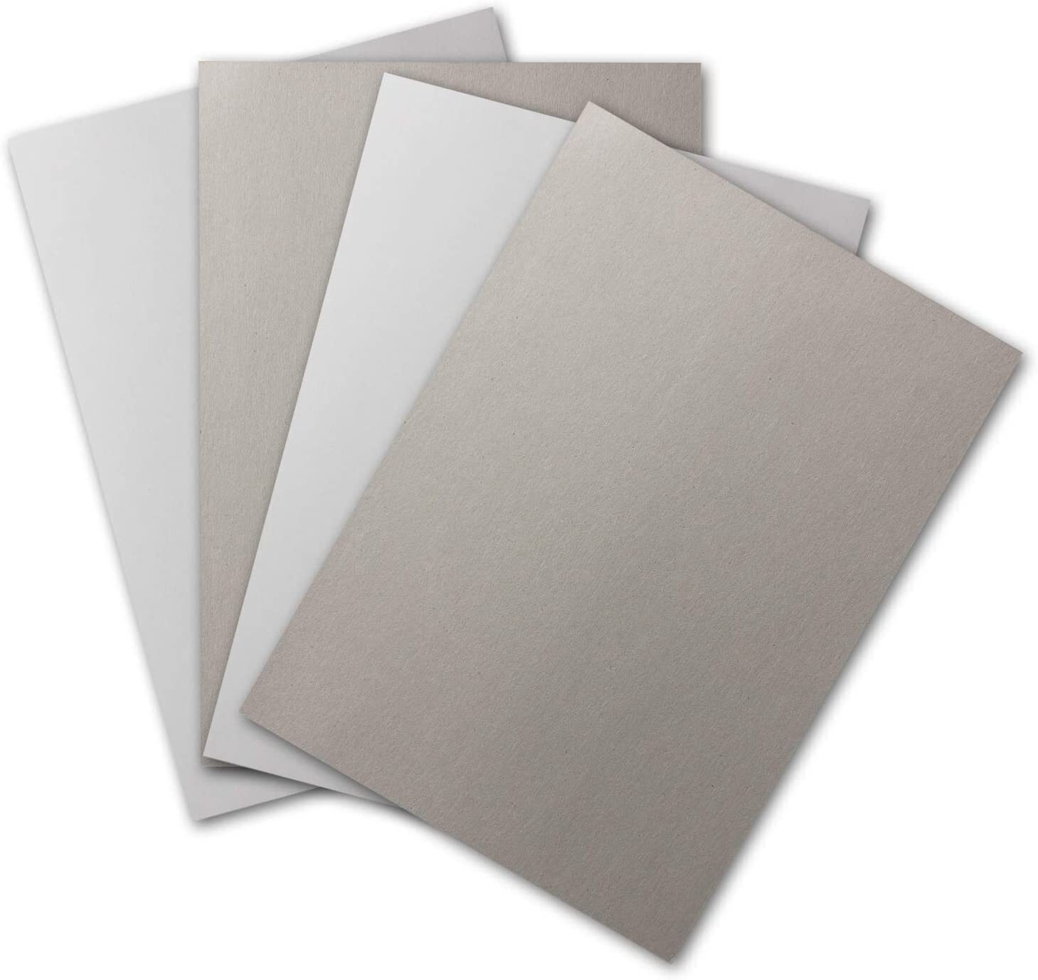 Pappe Bastelpappe Buchbinderpappe Graupappe A4 A5 A6 A7 Modellbaupappe ...