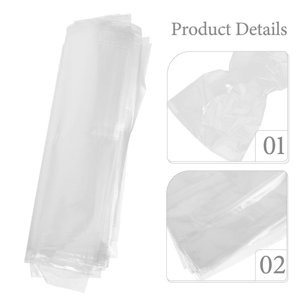 50 Pcs Water Retention Bag Bouquet Packaging Floral Plastic Bags | eBay UK