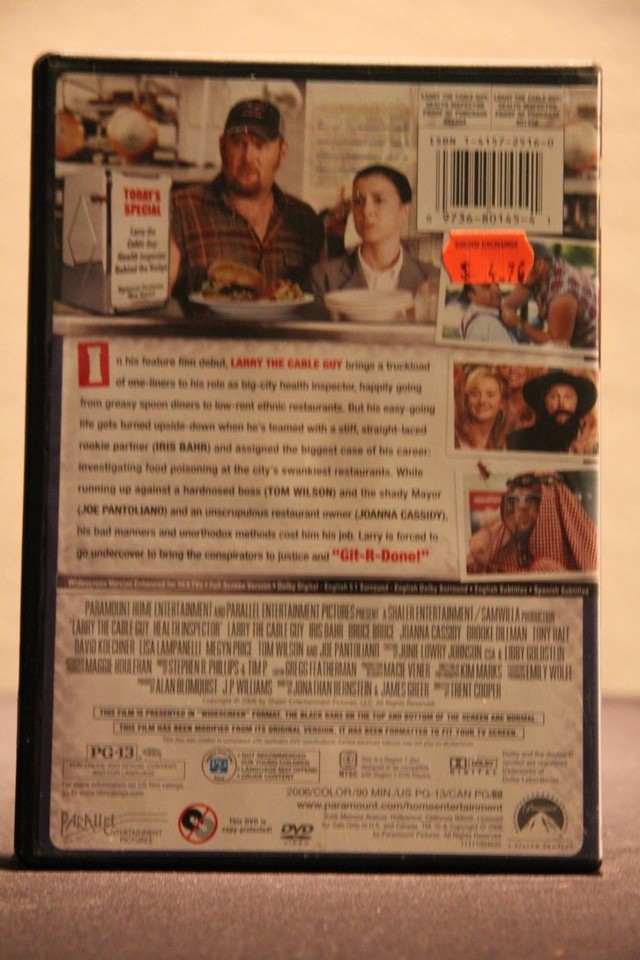 Larry the Cable Guy: Health Inspector (DVD, 2006) - Used 97368014541 | eBay
