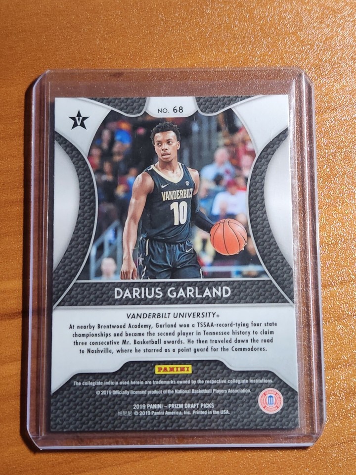 2019-20 Panini Prizm Draft Picks Silver Darius Garland Rookie RC #68 ...