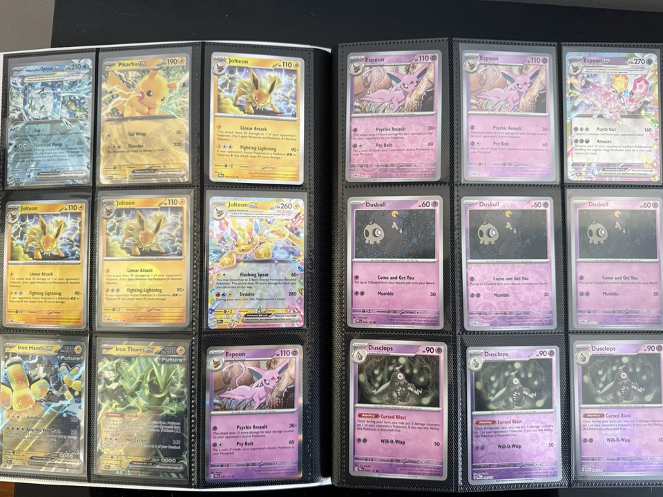 Pokemon Prismatic Evolutions Master Set 1-143 Pokeball Reverse Base Set ...
