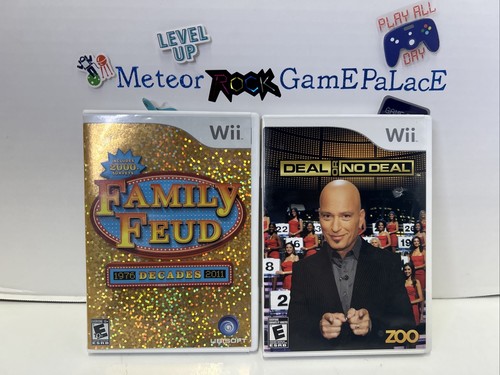 Deal or No Deal & Family Feud ( Nintendo Wii ) CIB - Clean Disc - Ship ...