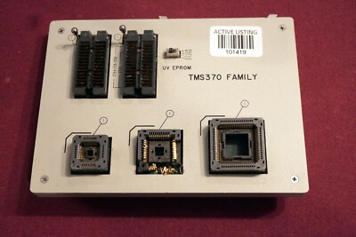 Texas Instruments TMS370 FAMILY PLCC/ EPROM Programmer **RARE FIND** | eBay