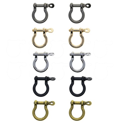 10pcs Buckles, Shackles, D-Rings, Bracelet Clips for DIY Straps, Crafts ...